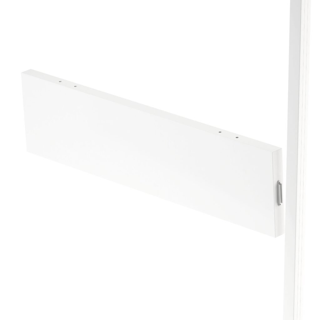 GoodHome Alara White Modular Room divider panel (H)0.25cm (W)100cm ...